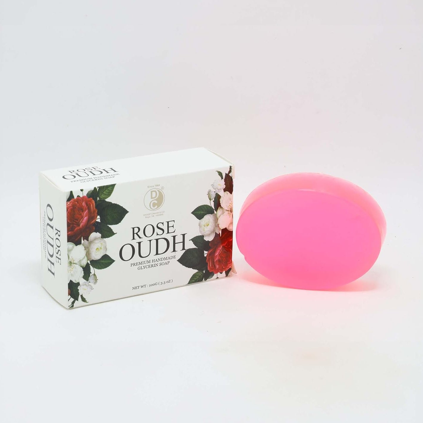 Rose Oudh Premium Oud Fragrant Glycerin Soap Soap Pack of 1